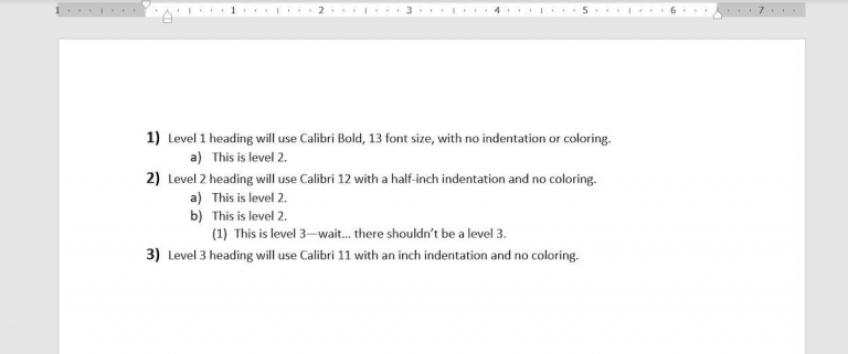 How to create a custom list style in a Microsoft Word document ...