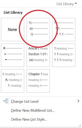 How to create a custom list style in a Microsoft Word document ...