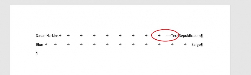 How to align content to the left and right on the same line in a Word ...