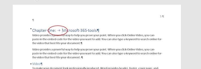 How to add chapter numbers by modifying an existing heading style in a ...