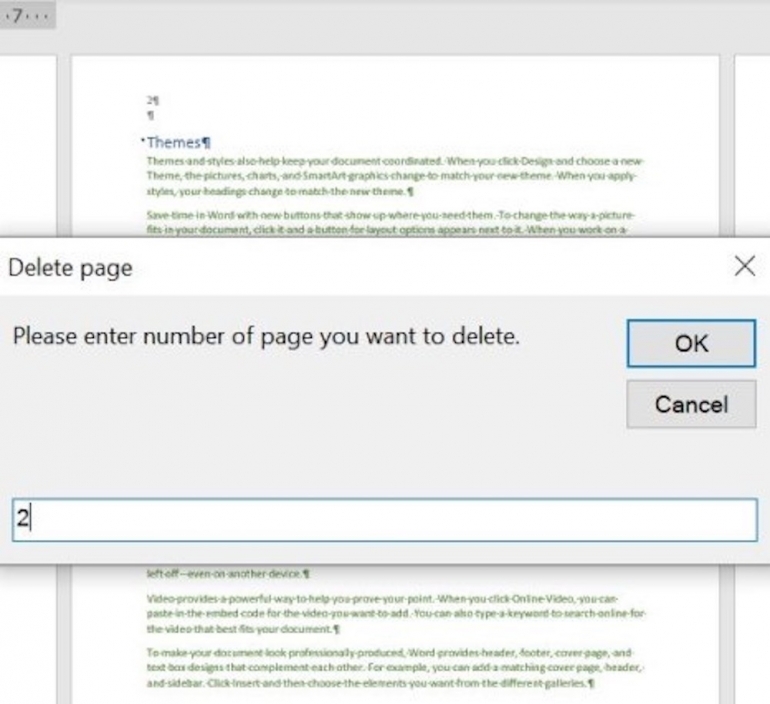 How To Use Vba To Select And Delete A Single Page In Word