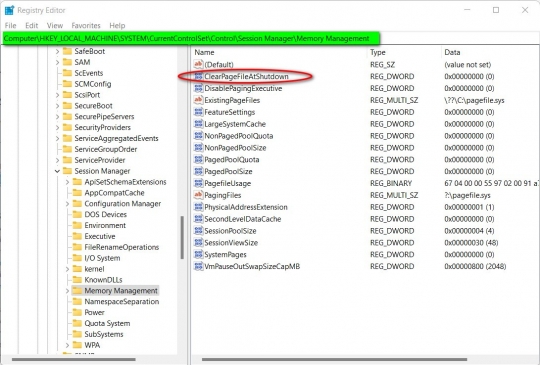 How to delete the Windows 11 page file with every shutdown - TechRepublic