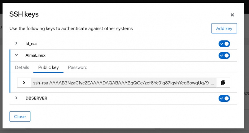 How to manage SSH keys on Cockpit for remote SSH key authentication ...