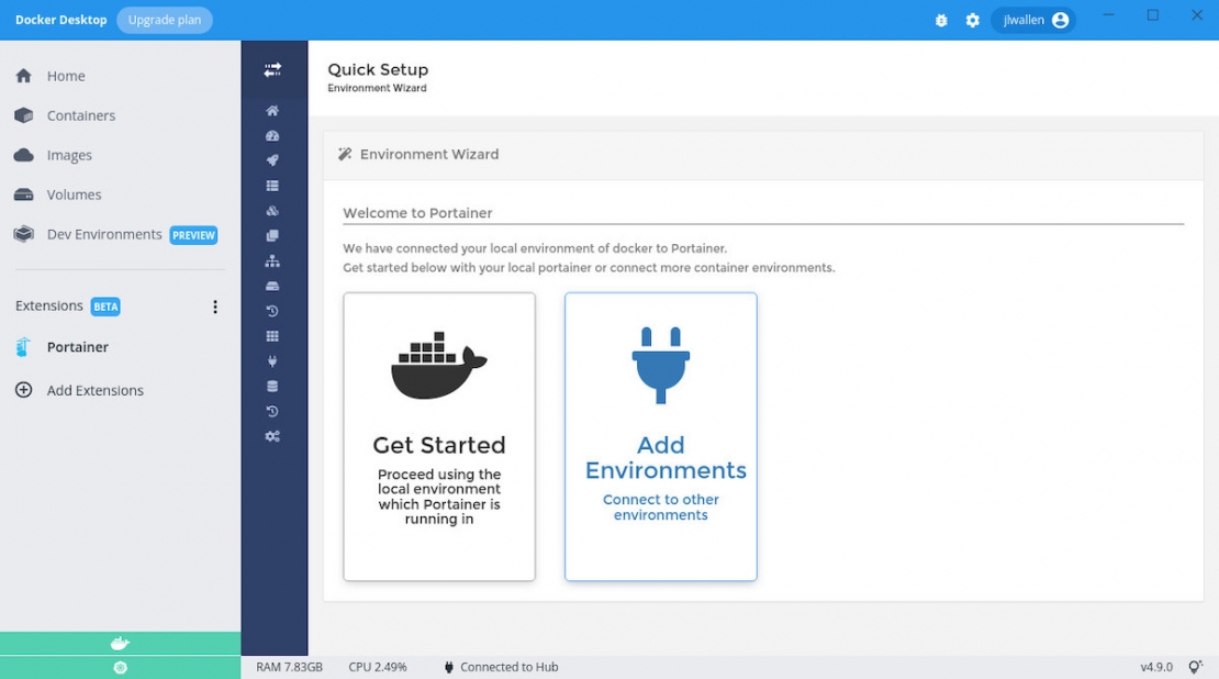 How to add Portainer to Docker Desktop and connect it to a remote ...