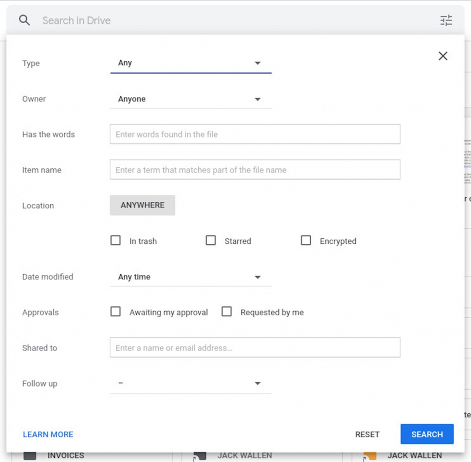 How to refine search results in Google Drive - TechRepublic