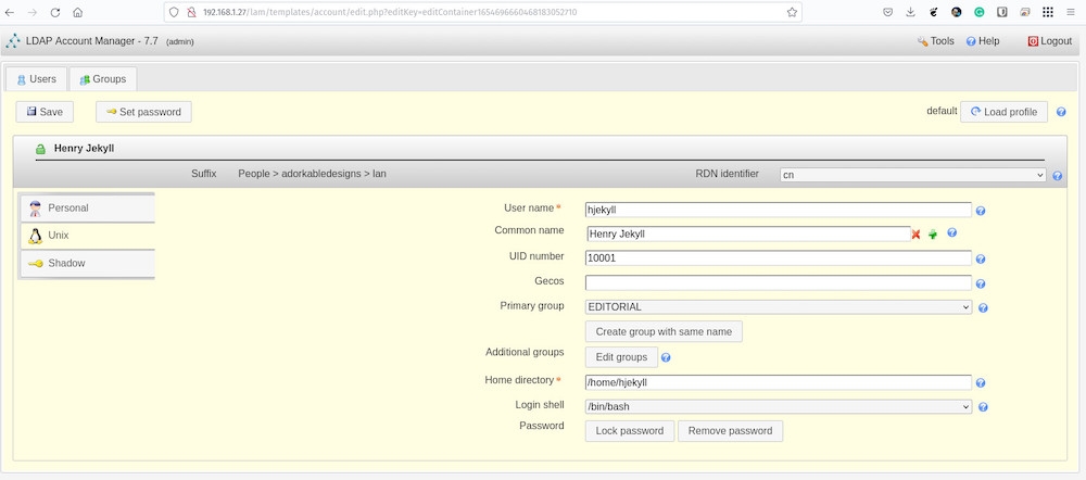 How to add new LDAP users with LAM - TechRepublic