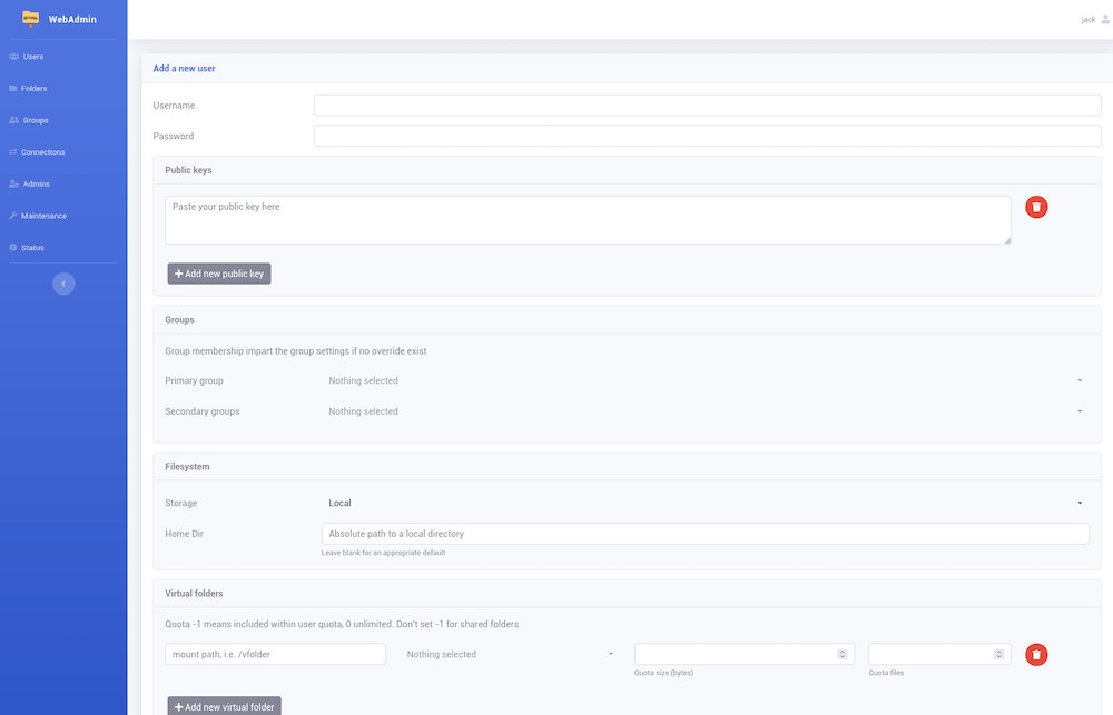 How to add and manage groups in SFTPGo | TechRepublic