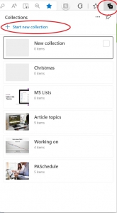 How to the Favorites bar with Microsoft Edge Collections