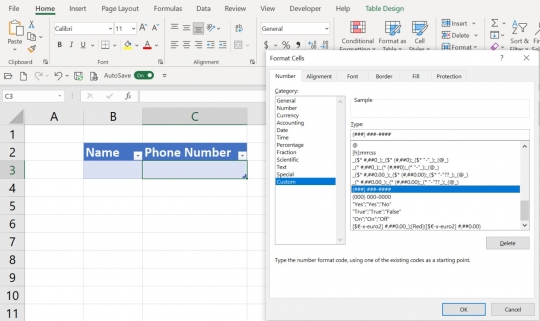 How to force a consistent phone number format in Microsoft Excel ...