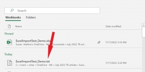How to quickly import a .txt or .csv file into Microsoft Excel