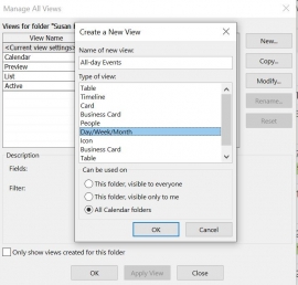 How to only display all-day events in a Microsoft Outlook calendar ...