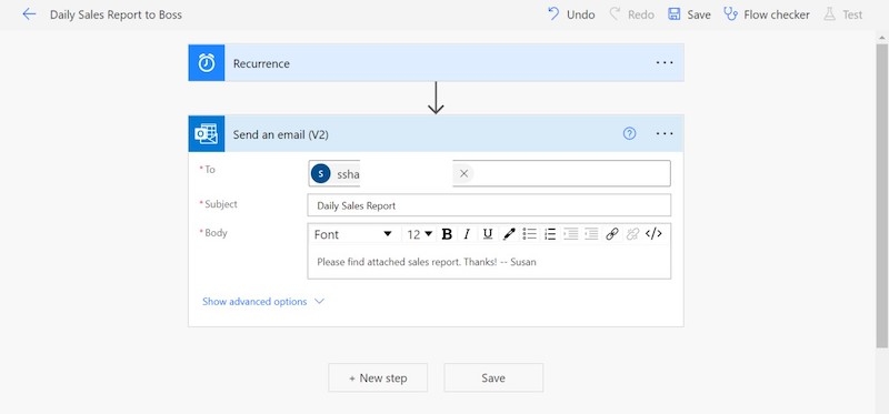 How to send a scheduled Microsoft Excel report email using Power Automate | TechRepublic