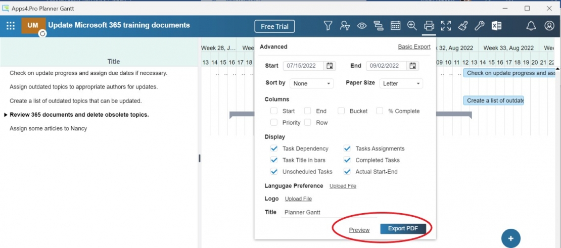 当项目数据位于 Microsoft Planner 中时如何创建甘特图 - Flnug.com