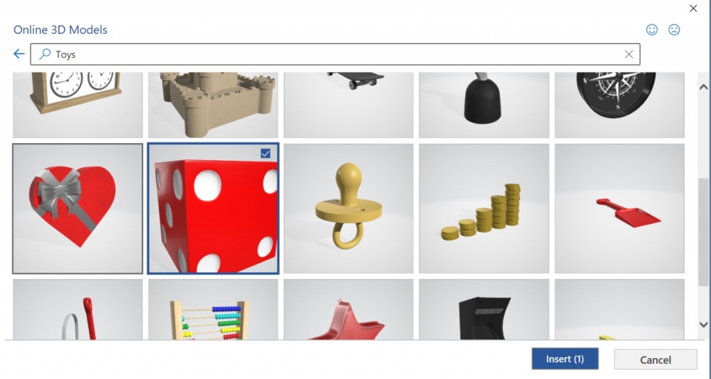 How to insert and manipulate 3D models in Microsoft Word