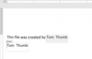 How to use a custom document property to repeat content in Microsoft ...