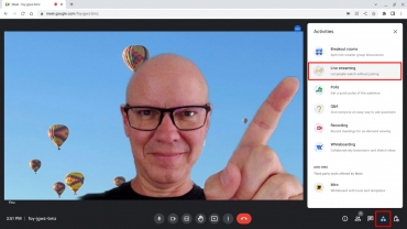 How to stream from Google Meet to YouTube - TechRepublic