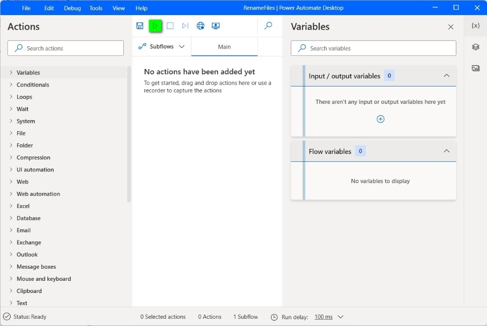 How to use Power Automate to systematically rename files