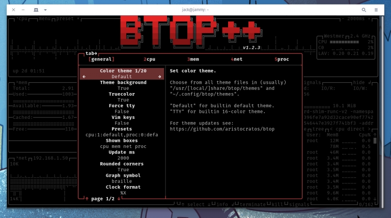 Btop is a much-improved take on the Linux top command - TechRepublic