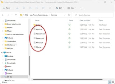 How to use Power Automate to systematically rename files
