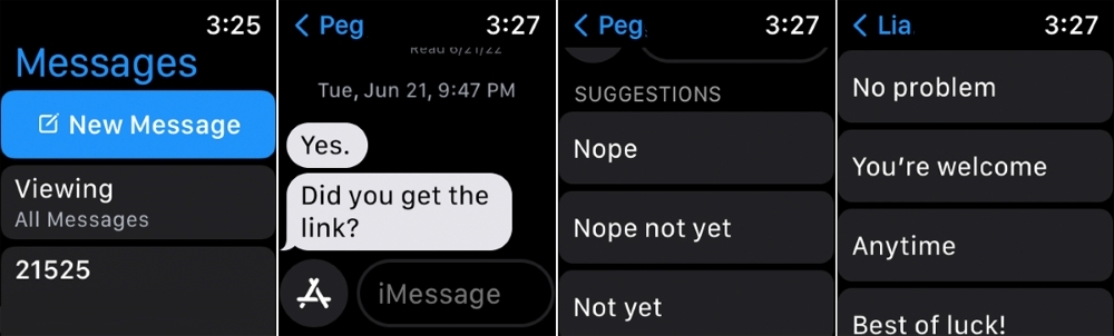 How to use and edit smart text replies on an Apple Watch