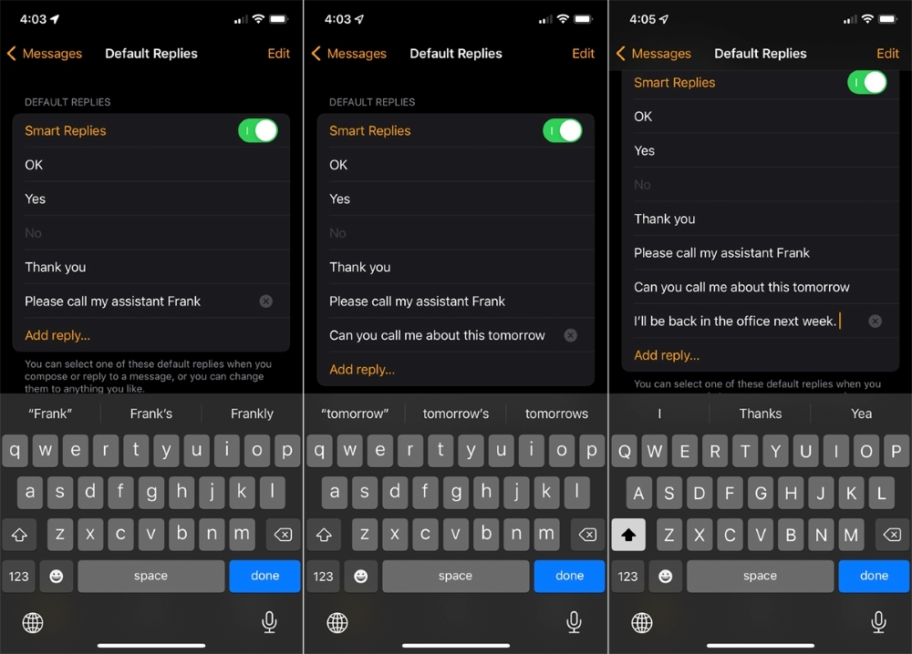 How to use and edit smart text replies on an Apple Watch