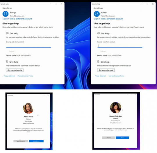 New Windows Remote Help app supports remote and hybrid employees