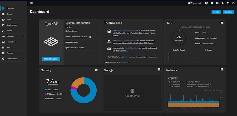 TrueNAS SCALE 是一款出色的网络附加存储解决方案，但学习难度不大 - Flnug.com