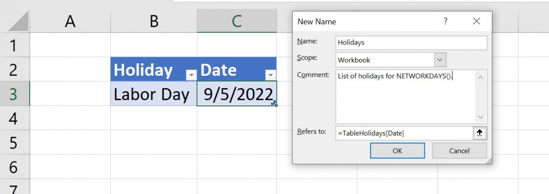 How to determine the number of remaining workdays for Microsoft Excel ...