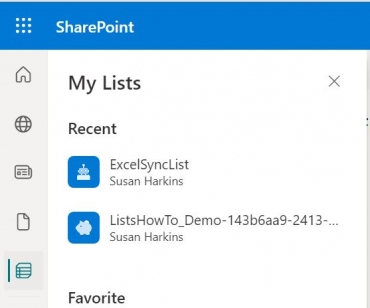 How to sync Microsoft Lists with Microsoft Excel