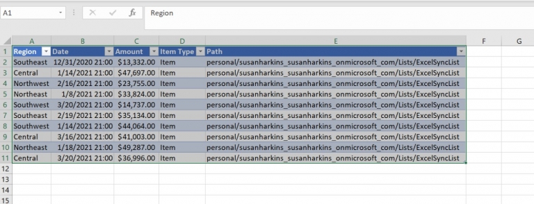 How to sync Microsoft Lists with Microsoft Excel