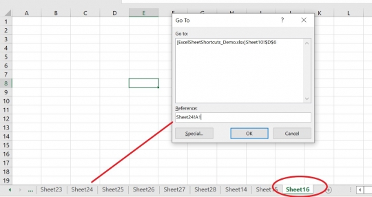 How to use hyperlinks to move quickly between sheets in Microsoft Excel