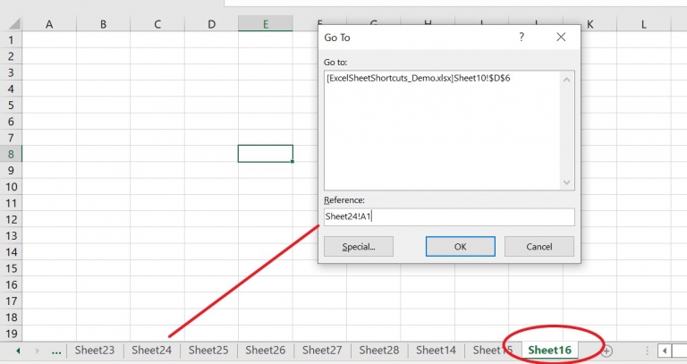 How to use hyperlinks to move quickly between sheets in Microsoft Excel
