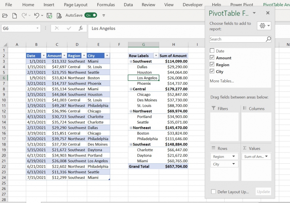 How to display multiple subtotal rows in a Microsoft Excel PivotTable | TechRepublic