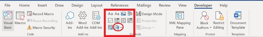 How To Update Textbox Content Controls In Word Using A Dropdown Content Control 9481