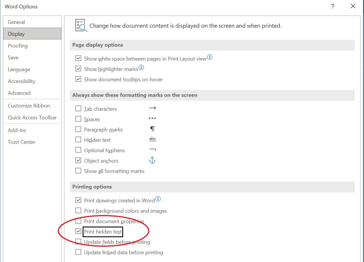 How to use hidden text to make one document do the work of two in ...