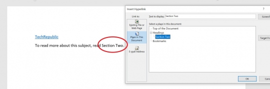 How to insert absolute and relative hyperlinks in a Microsoft Word ...