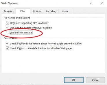 How to insert absolute and relative hyperlinks in a Microsoft Word ...