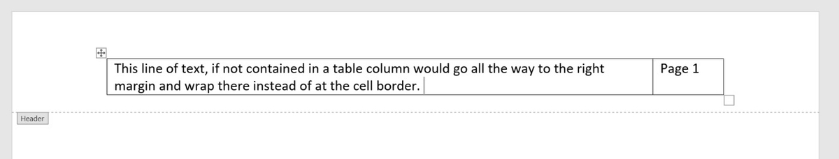 How to align header or footer content to the left and right margins in ...