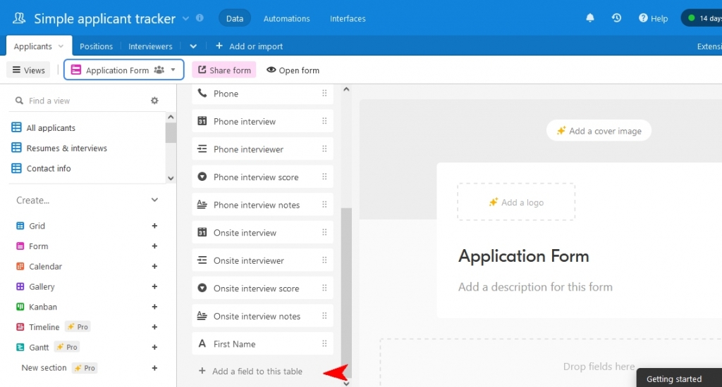 如何使用 Airtable 制作在线表格 - Flnug.com