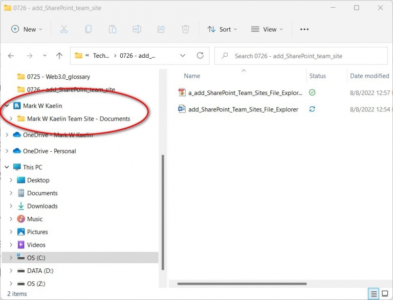 How to add SharePoint Team Sites to File Explorer in Windows 11 ...