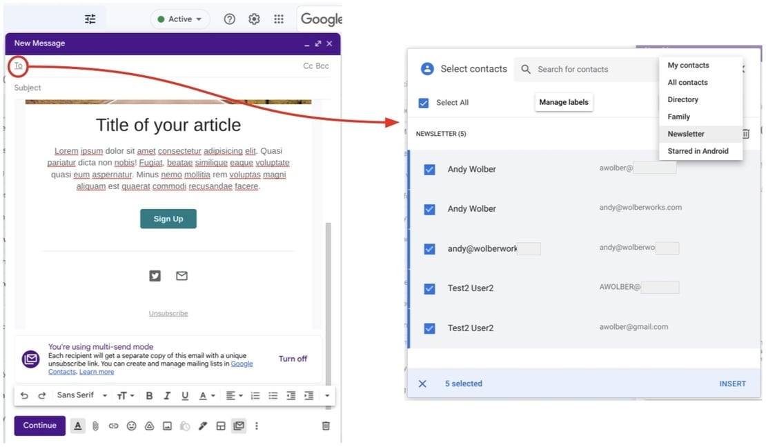 How To Send Mass Emails From Gmail Techrepublic 8552