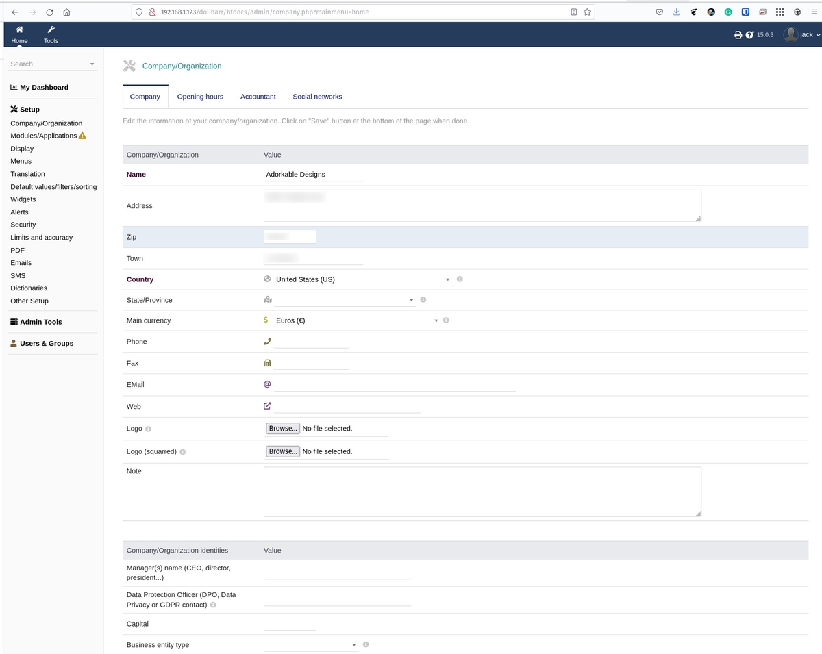 How to configure Dolibarr - TechRepublic
