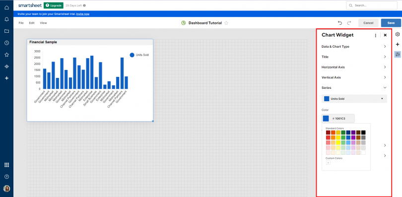 How to create a dashboard in Smartsheet: A step-by-step tutorial ...