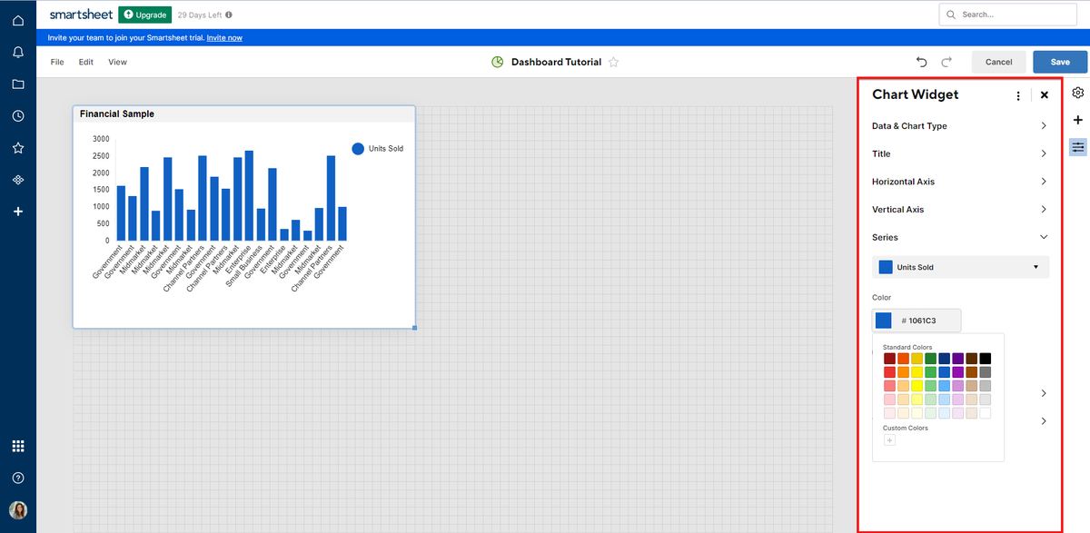 How to create a dashboard in Smartsheet: A step-by-step tutorial ...