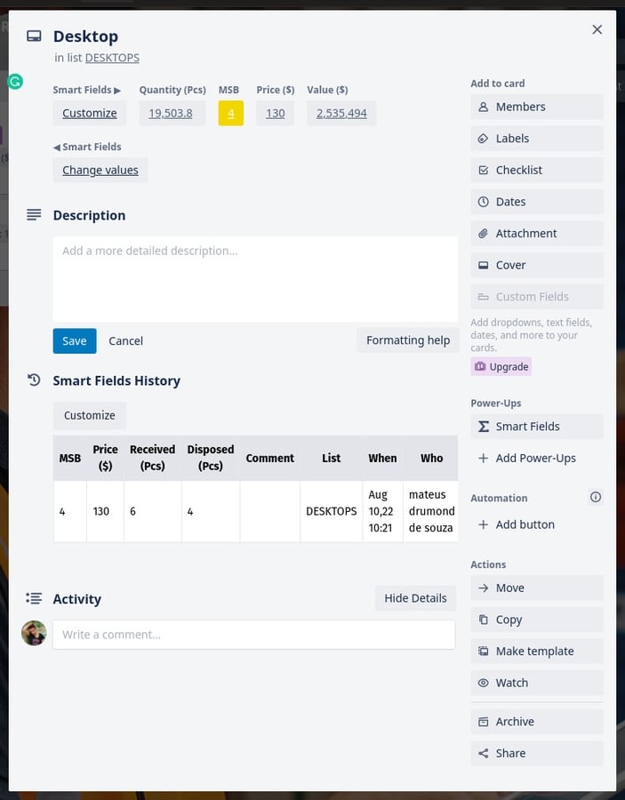 How to create a new Trello board for Inventory Management