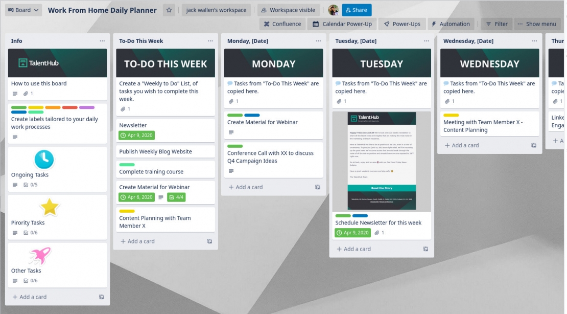How to use Trello as a work-from-home daily planner - TechRepublic