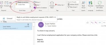 How to use Microsoft Outlook’s Quick Steps to quickly respond to emails