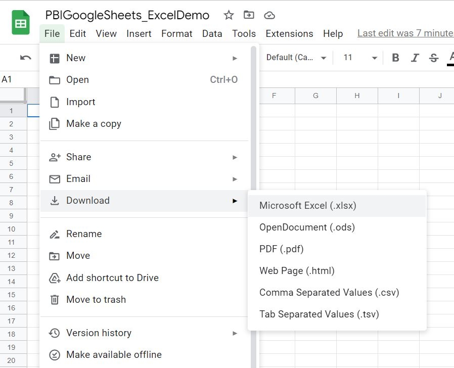 How to Use Google Sheets Data in Microsoft Power BI