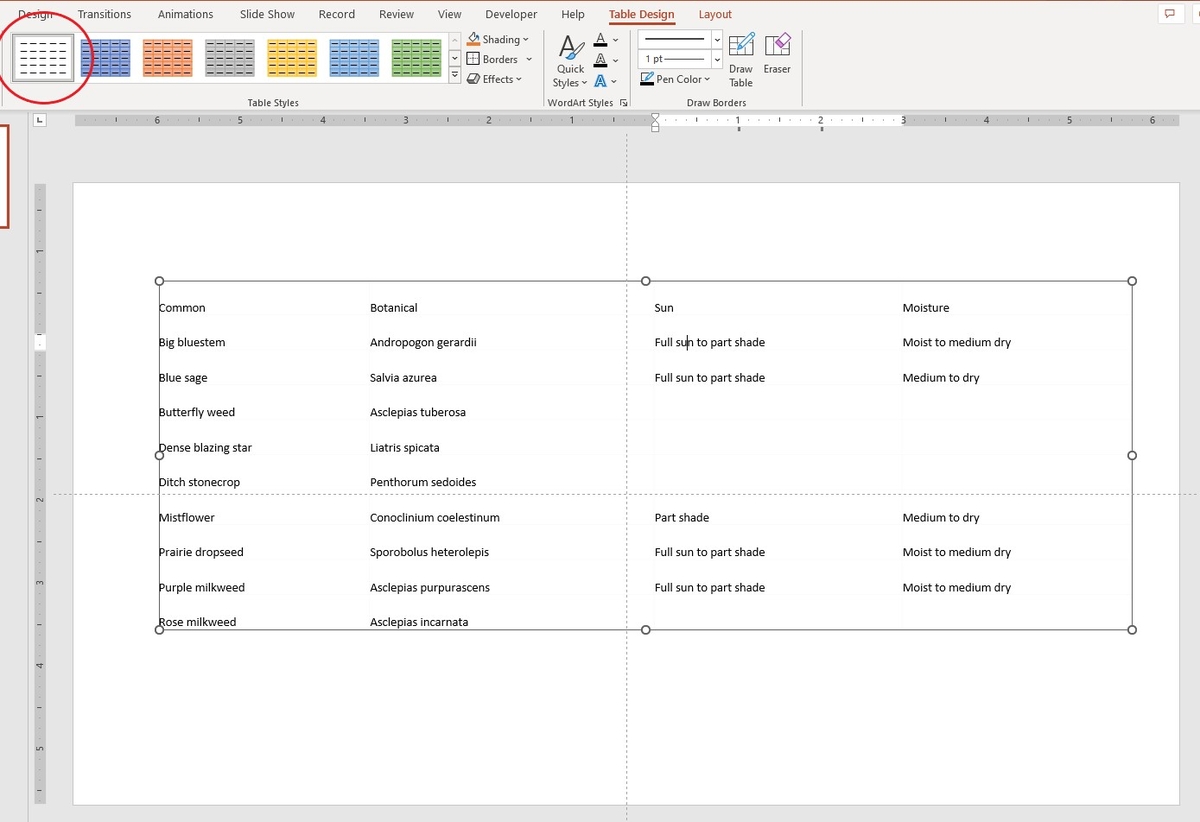 Apply Simple Table Formatting in Microsoft PowerPoint | TechRepublic