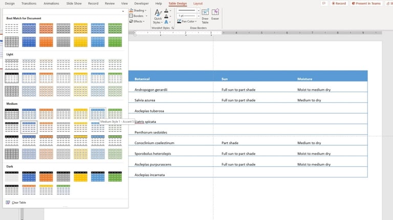 Apply Simple Table Formatting in Microsoft PowerPoint | TechRepublic